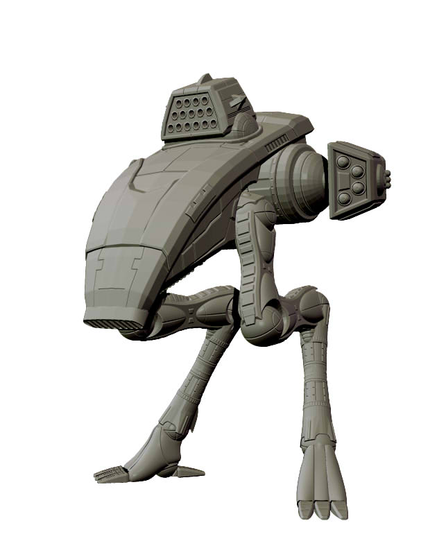 Free STL file Men Shen - Pose 4 (Missile) 🎲・3D printer design to ...