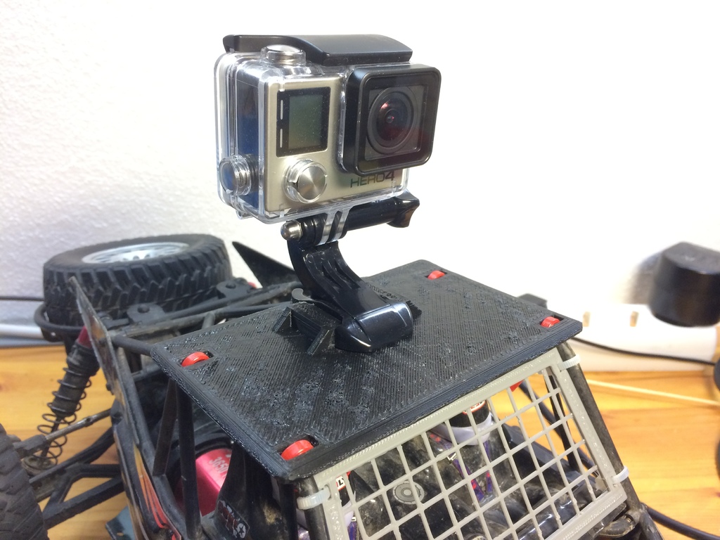 Free 3D file Reely Dune Fighter Roof with GoPro Mount・3D print design ...