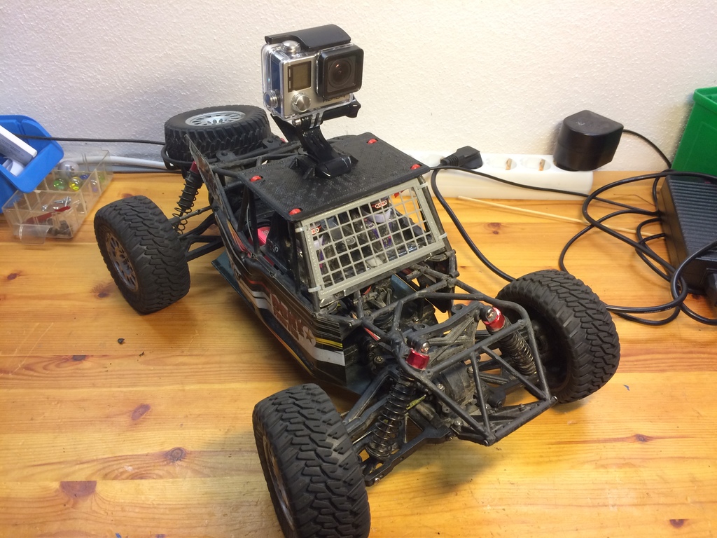 Free 3D file Reely Dune Fighter Roof with GoPro Mount・3D print design ...