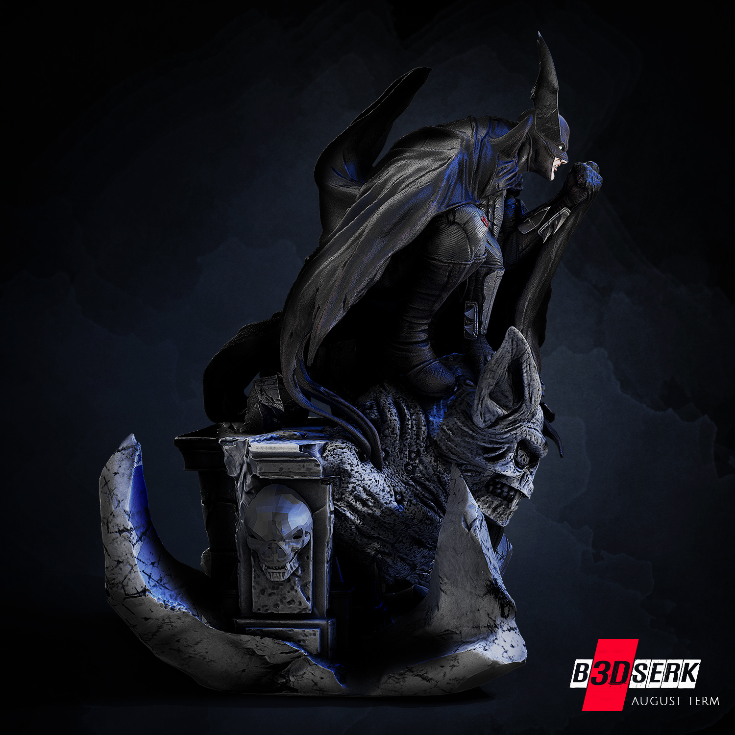 Free STL file Batman 3d sculpture tested and ready for printing by ...
