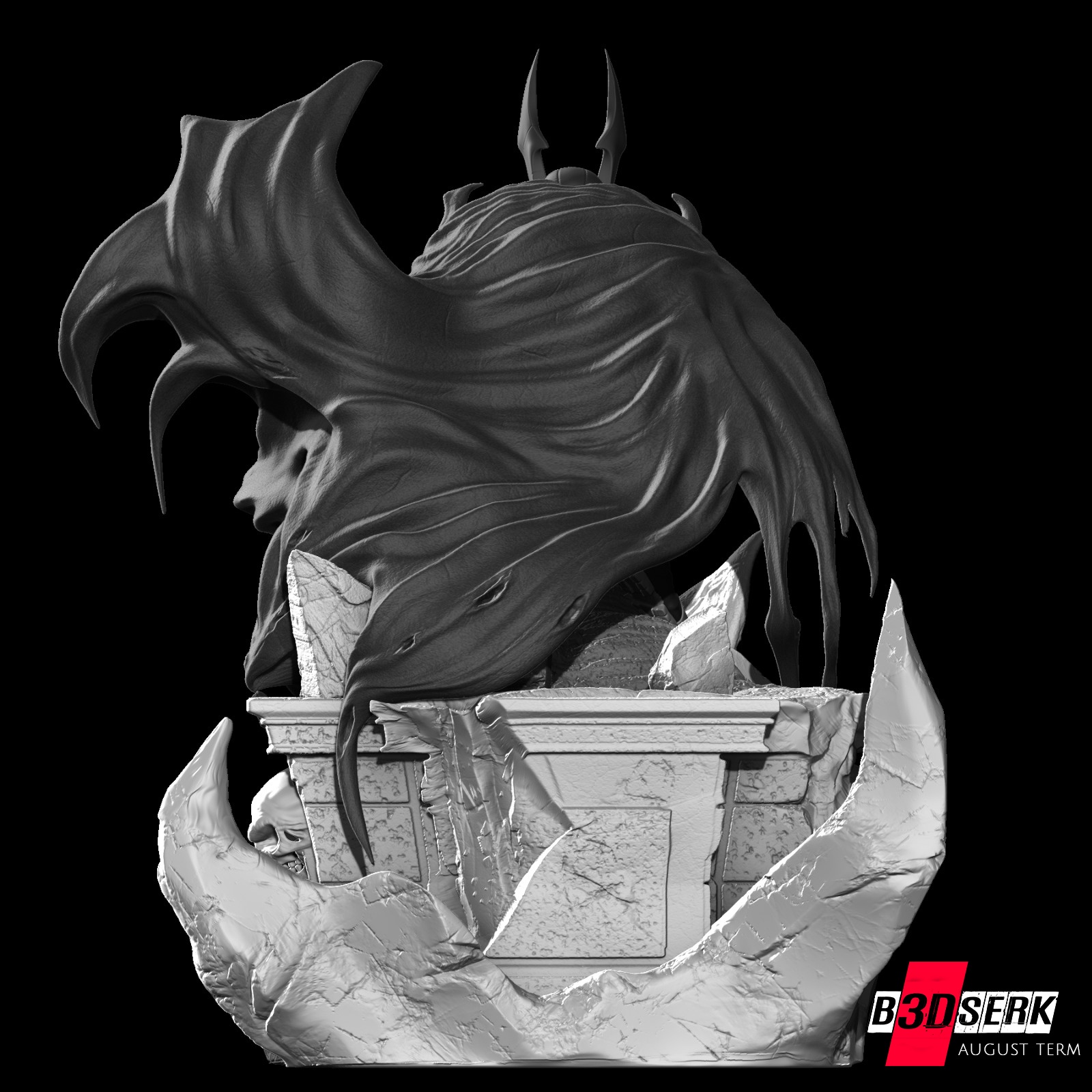 Free STL file Batman 3d sculpture tested and ready for printing by ...