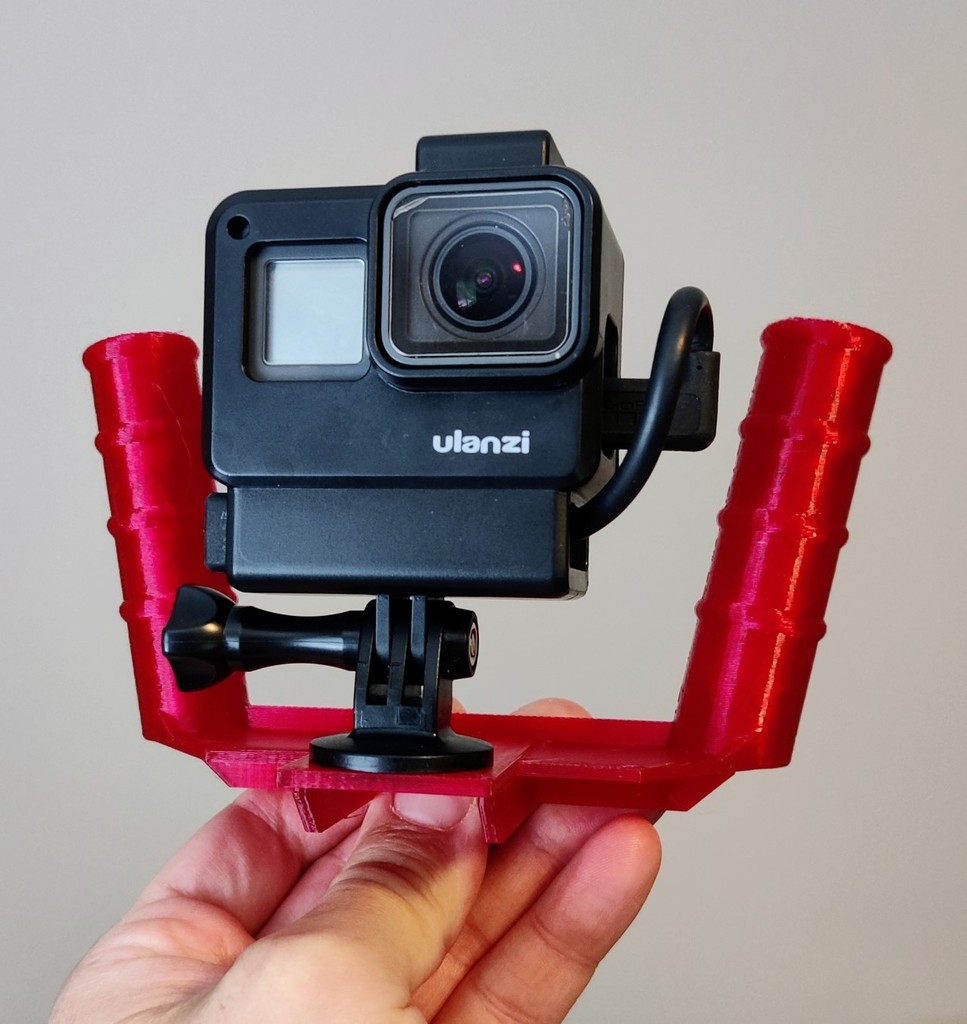 Free 3D file GoPro Action Camera Grip・3D print design to download・Cults