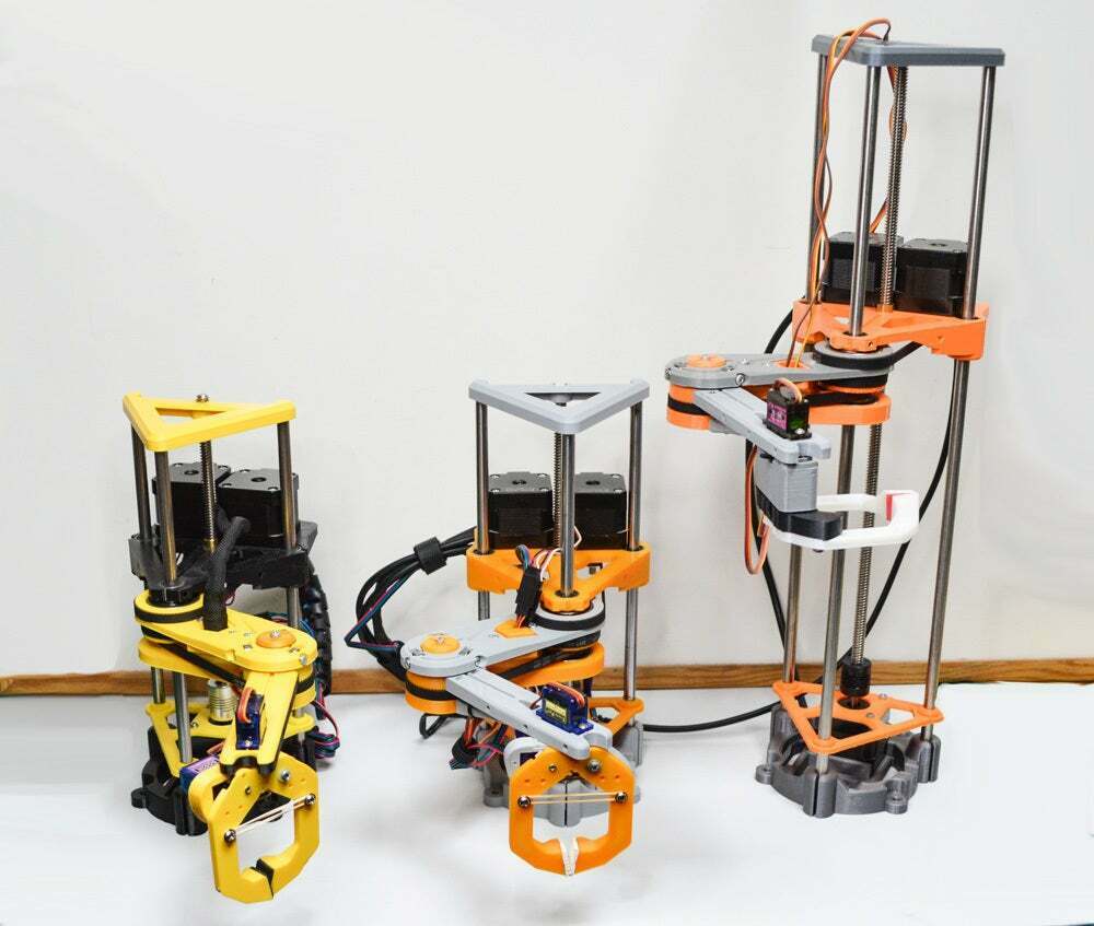 Бесплатный Stl файл Arduino Robotic Arm Open Source Python Control App Extras 💪・3d