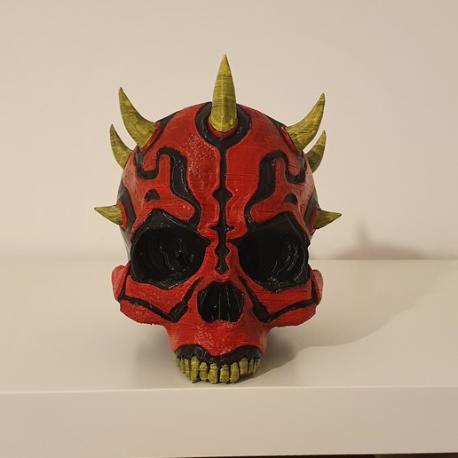 3D printer DARTH MAUL SKULL • made with Geeetech A10 pro ・ Cults