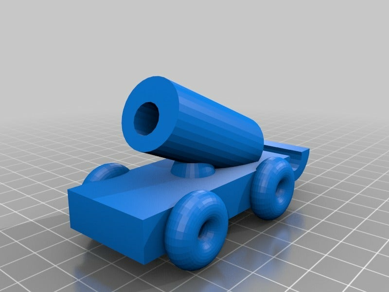 Free STL file spring powered cannon・3D printing design to download・Cults