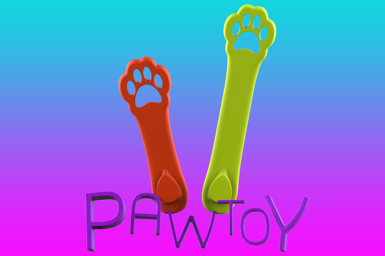 Free STL file cat toy paw toy1・Design to download and 3D print・Cults