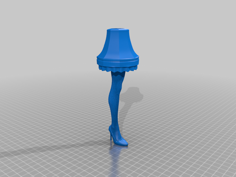 Free 3D file Miniature Leg Lamp (with fishnets!) 🦵・3D printable object ...