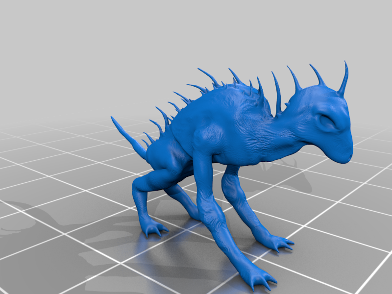 Free STL file Chupacabra・3D print design to download・Cults