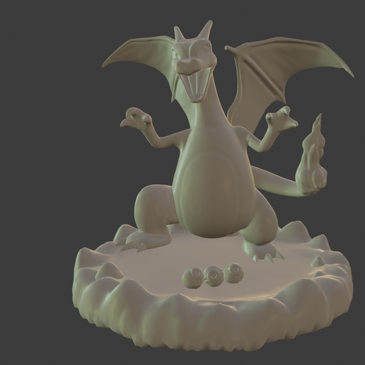 Download STL file Charizard Pokémon • Model to 3D print ・ Cults