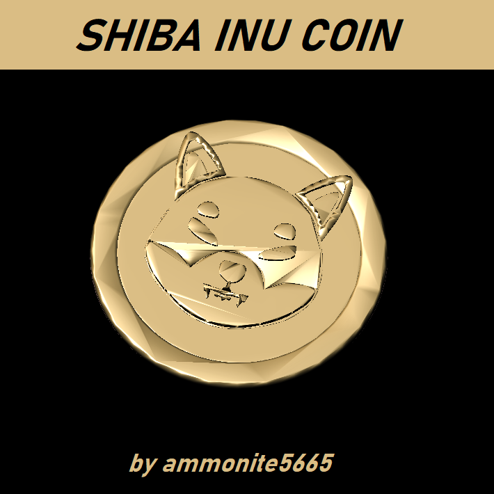 Файл STL SHIBA INU COIN 🪙・3D-печать дизайна для загрузки・Cults