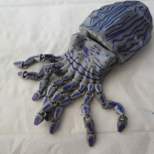 Download STL file Articulated CuttleFish BJD Print-in-Place • 3D ...