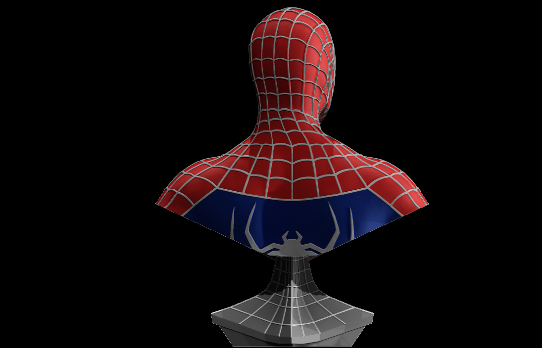 STL file Spider-Man Bust (Sam Raimi Version) 👤・3D print design to download・Cults