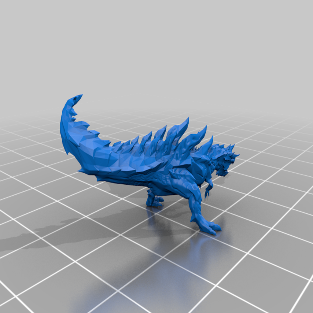 Free STL file Rough Seraphon Razordon Proxy 🎲・3D printing design to ...