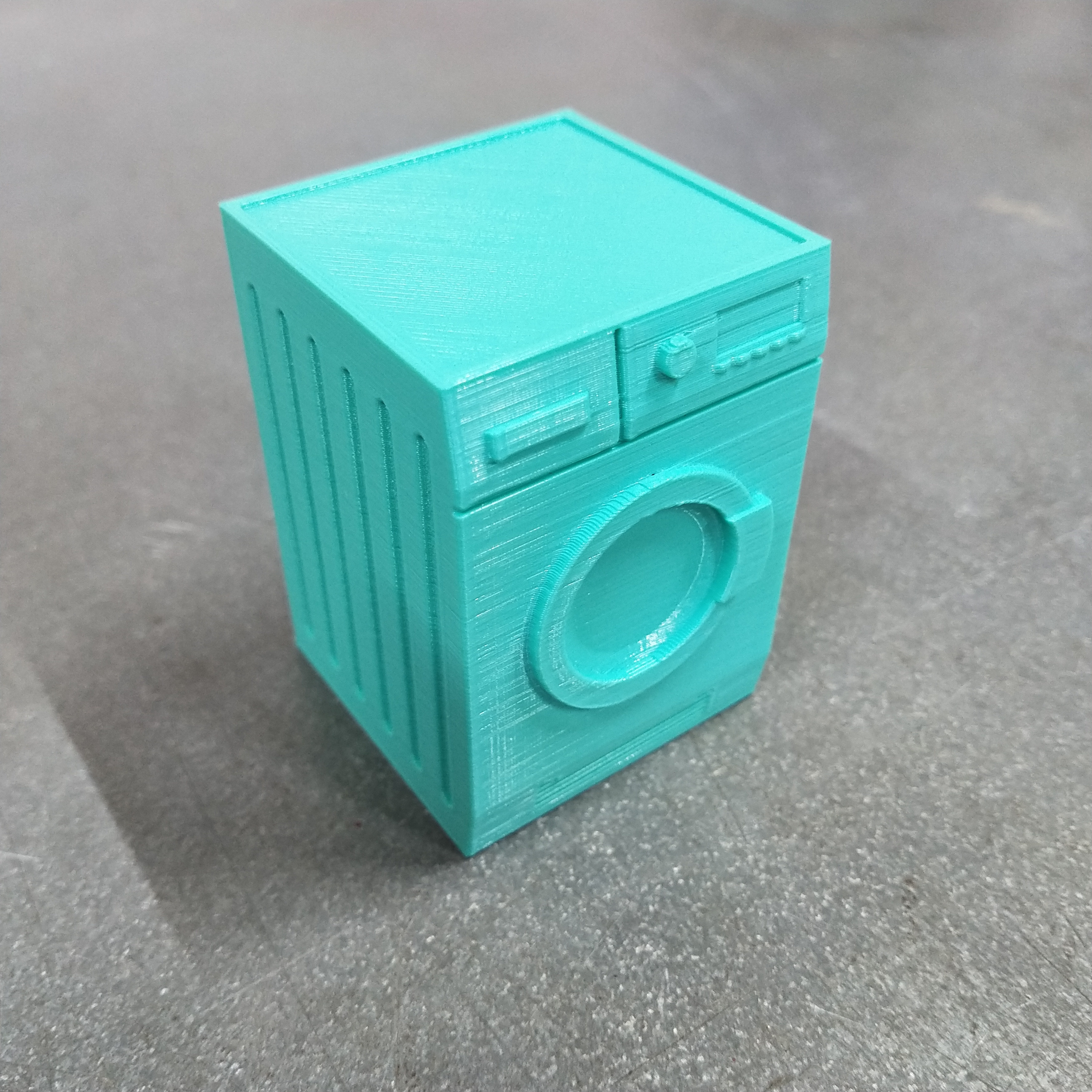 Download STL file Washing machine for doll's house • 3D print template ...