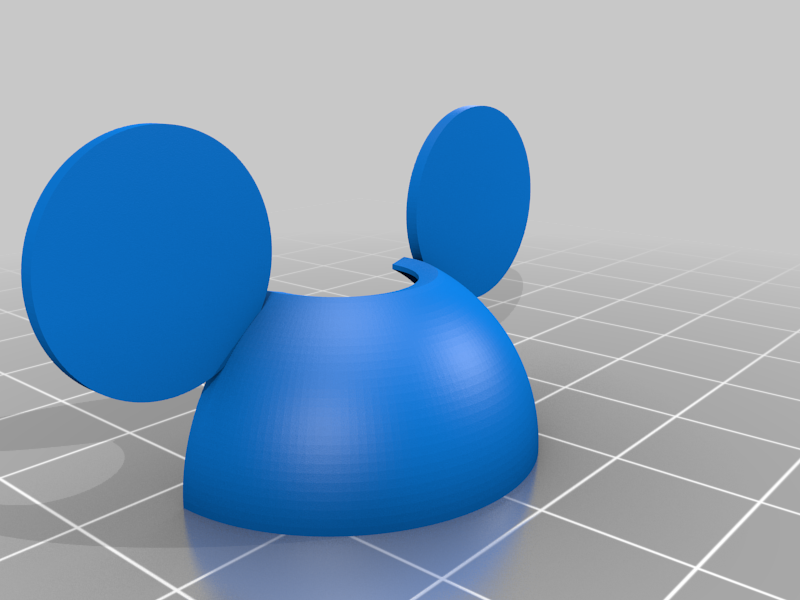 Free STL file Mickey ear for christmas ball 👂・3D print design to ...