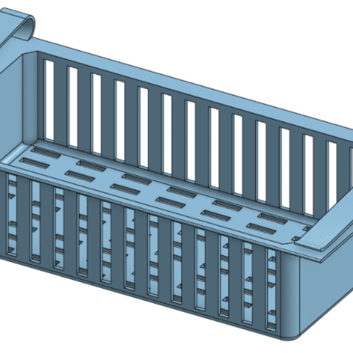 Download free STL file Kitchen Refrigerator Storage Rack • 3D printer ...