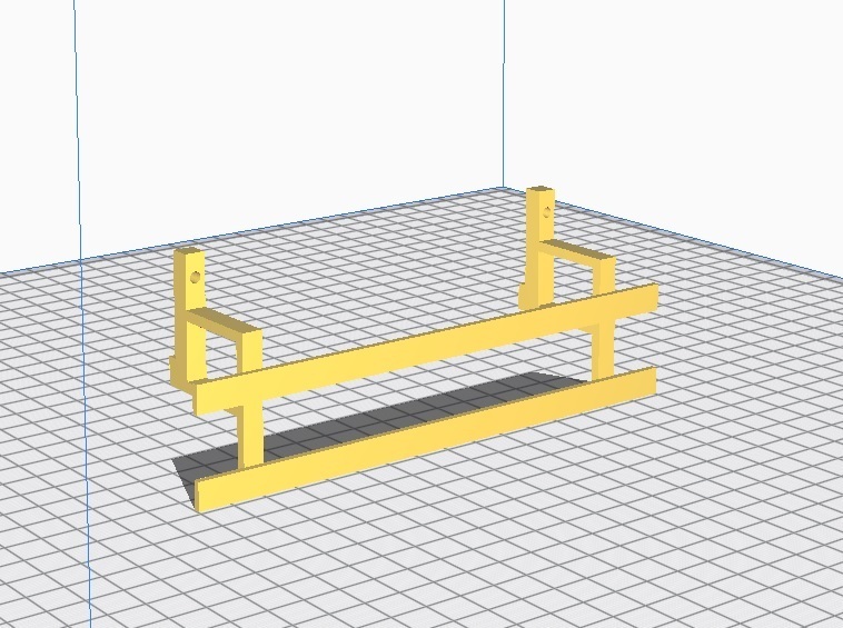 STL file Semi-recessed bar・3D printable model to download・Cults