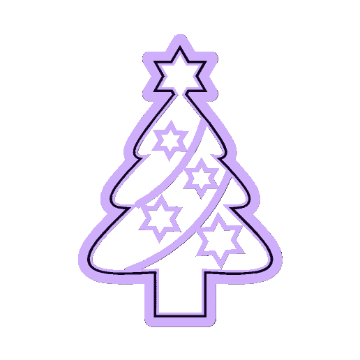 STL file Christmas tree cutter 🎄・Design to download and 3D print・Cults