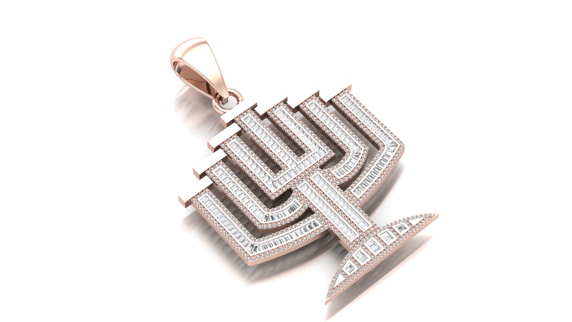 STL file Menorah pendant 🕎・Model to download and 3D print・Cults