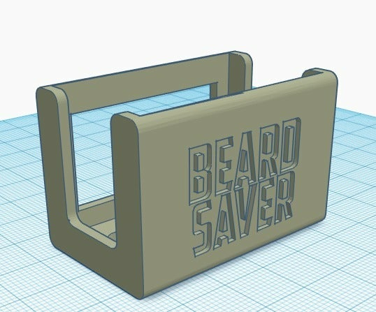 Free STL file Beard Saver with a hole added・3D printable model to ...
