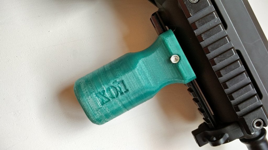 Free STL file Customizable Vertical Grip・3D printing design to download ...