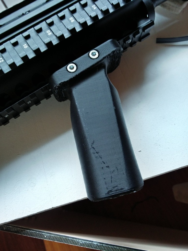 Free STL file Angled Foregrip (Worker)・3D print design to download・Cults