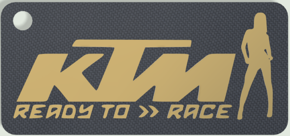Free STL file ktm key chain・3D print model to download・Cults