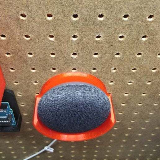 Download free STL file Google Home Mini - Pegboard Mount • 3D print ...