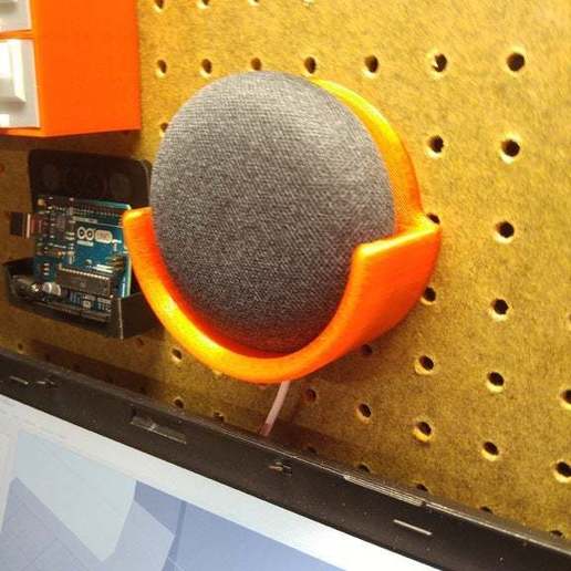 Download free STL file Google Home Mini - Pegboard Mount • 3D print ...