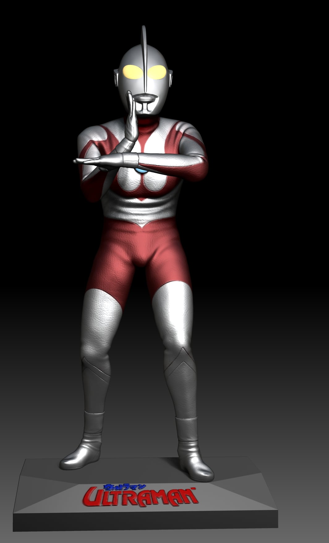 STL file Ultarman・3D print design to download・Cults