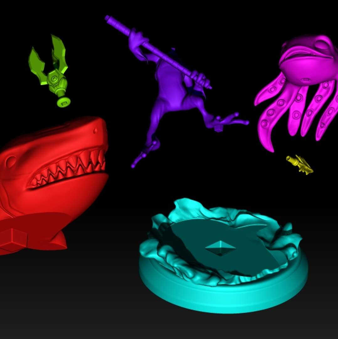 Файл STL FIZZ League of Legends 🎨・3D модель для печати скачать・Cults