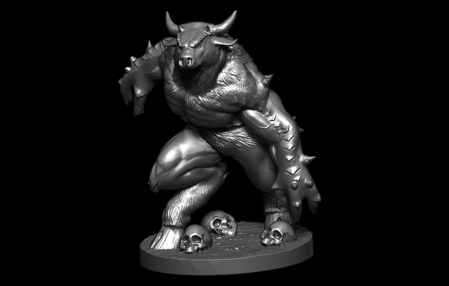 Файл STL Taurus monster・Модель для загрузки и 3D печати・Cults