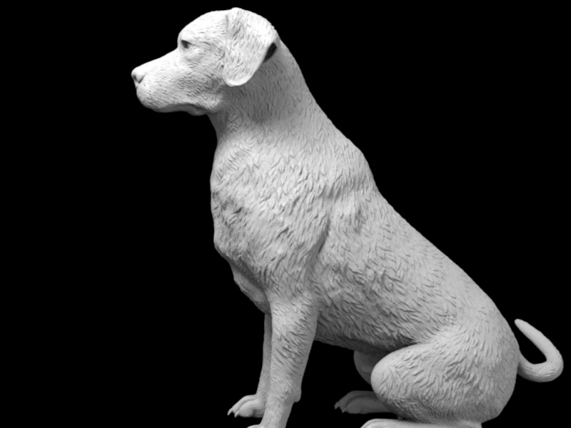 STL file Labrador・3D print object to download・Cults