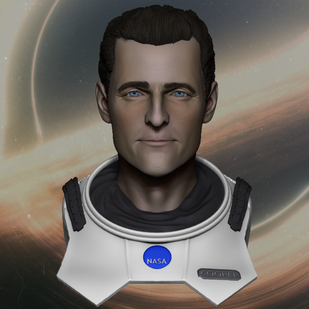 Fichier STL Cooper Interstellar 📽️・Plan pour imprimante 3D à ...