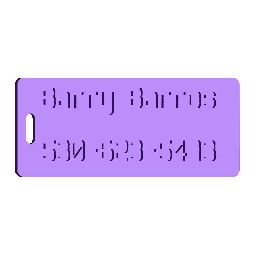 Free 3D file med bag tag・3D printer design to download・Cults