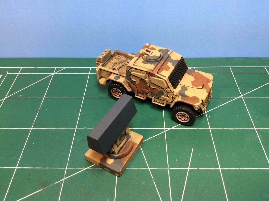 Free STL file Acquisition Radar for Matchbox MXT toy truck 🚚・3D print ...