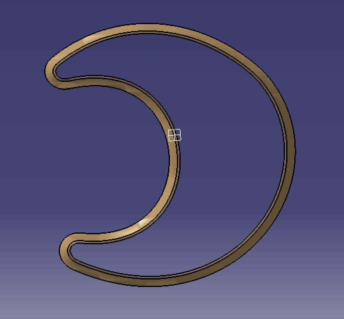 STL file MOON COOKIE CUTTER (LUNA CORTADOR)・3D printable model to ...