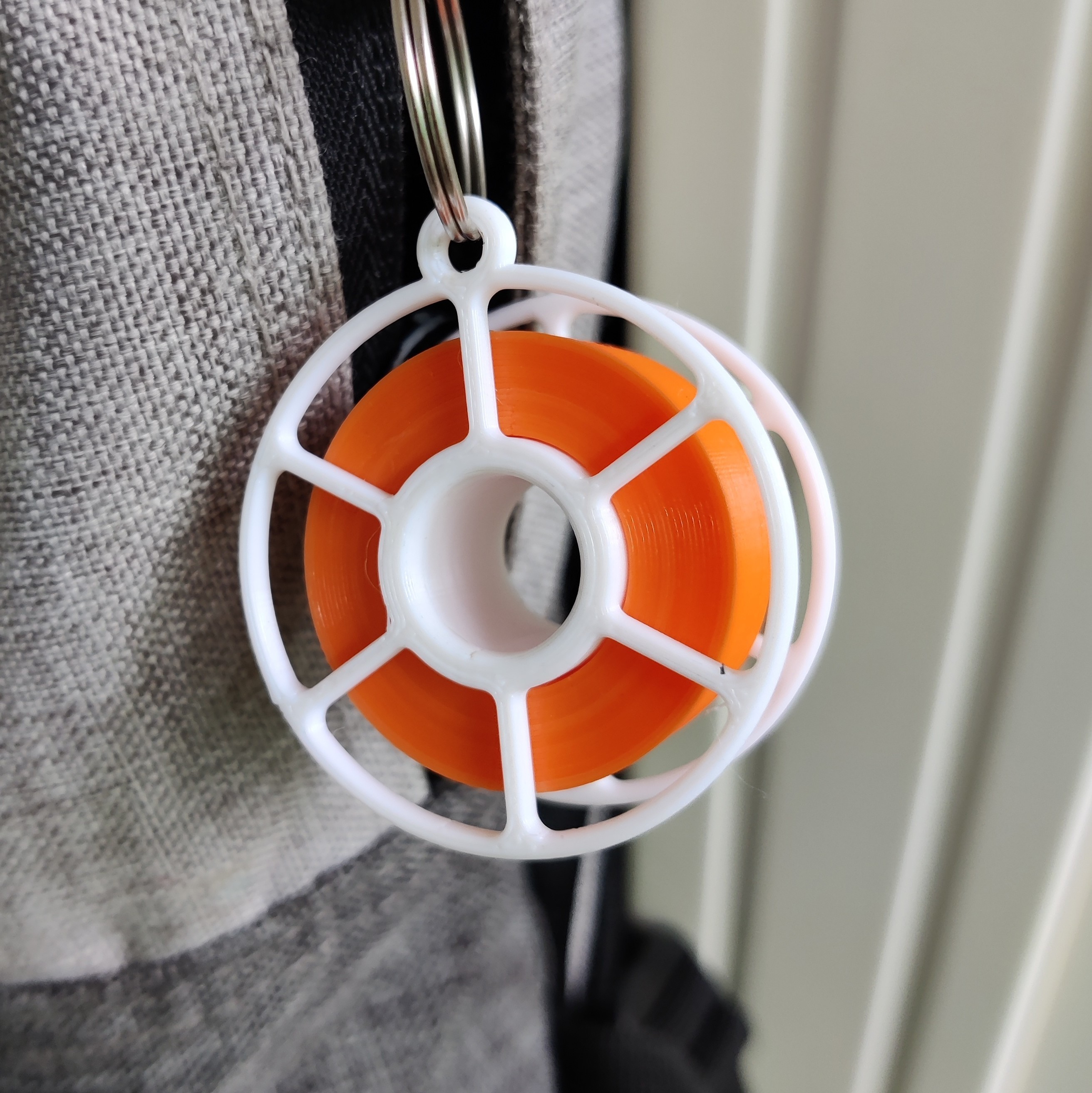 Download free STL file Filament Spools Keychain! • 3D print design ・ Cults