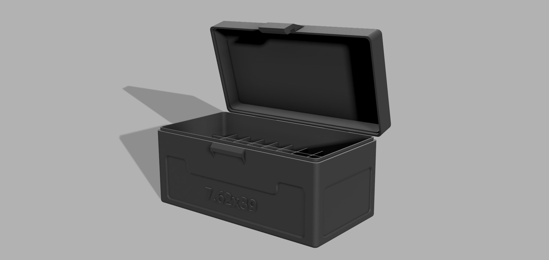 3D file Ammunition box 7.62x39 x50・3D print design to download・Cults