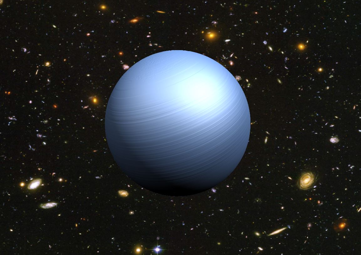 STL file Uranus 3D model Lamp. Uranus Litophane Ø 10cm. Lampara de ...