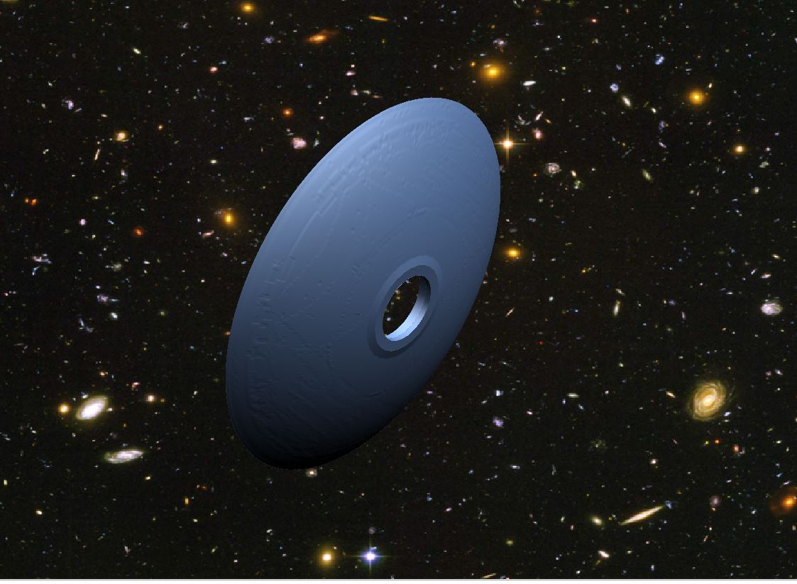 STL file Uranus 3D model Lamp. Uranus Litophane Ø 10cm. Lampara de ...