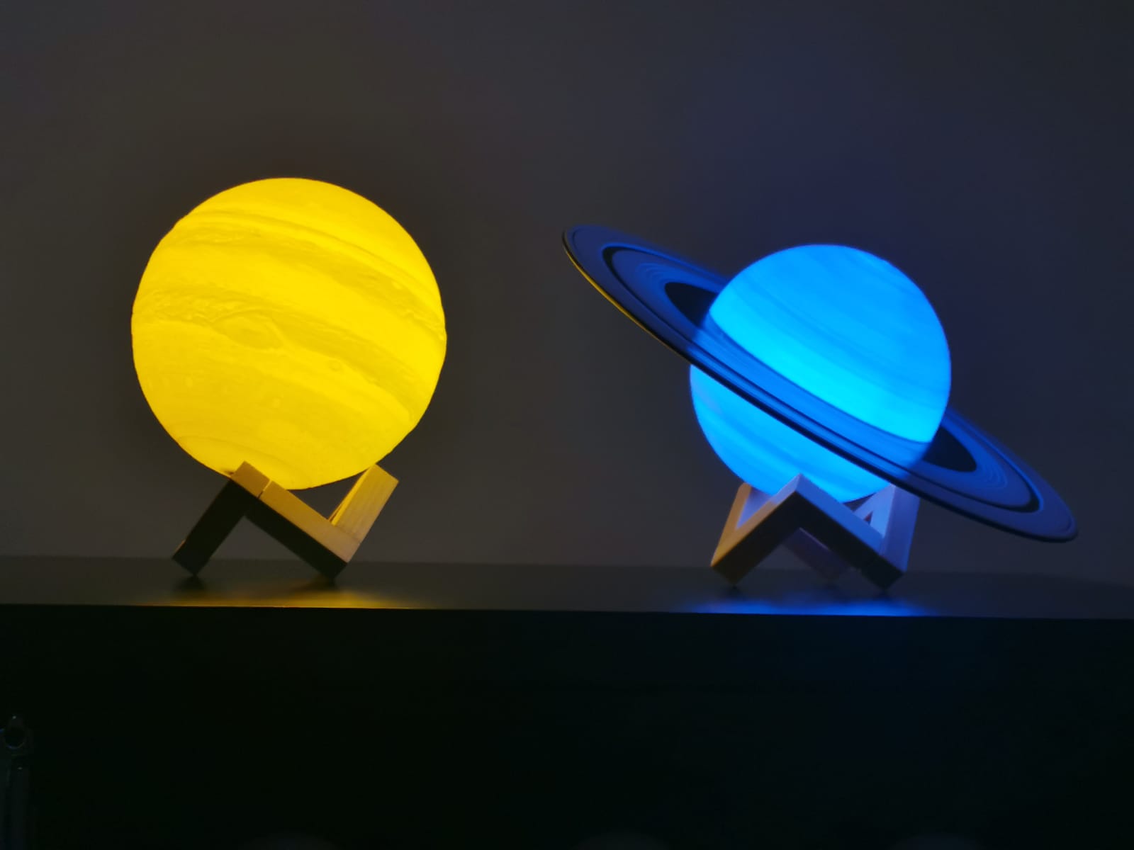 STL file Conjunction of planets Jupiter & Saturn.・3D printable model to ...