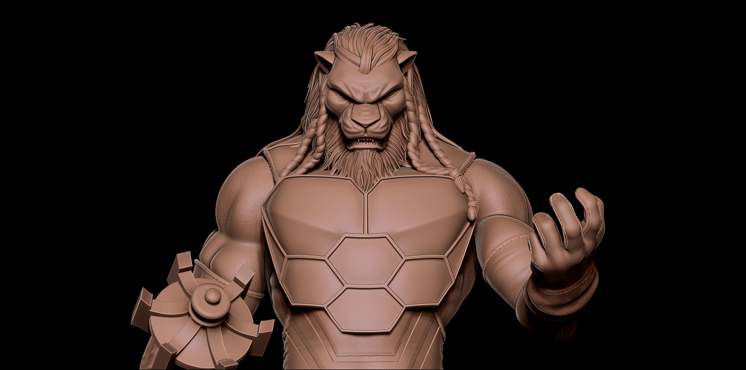 STL file Fanart BATTLE BEAST - Statue 🦸・3D printing design to download ...