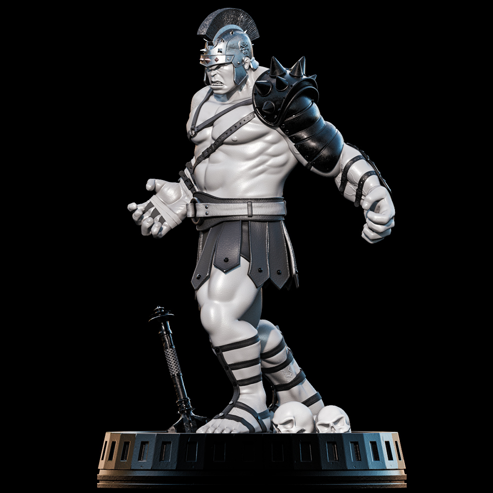 STL file Fanart HULK - Gladiator Version 🦸・Template to download and 3D ...
