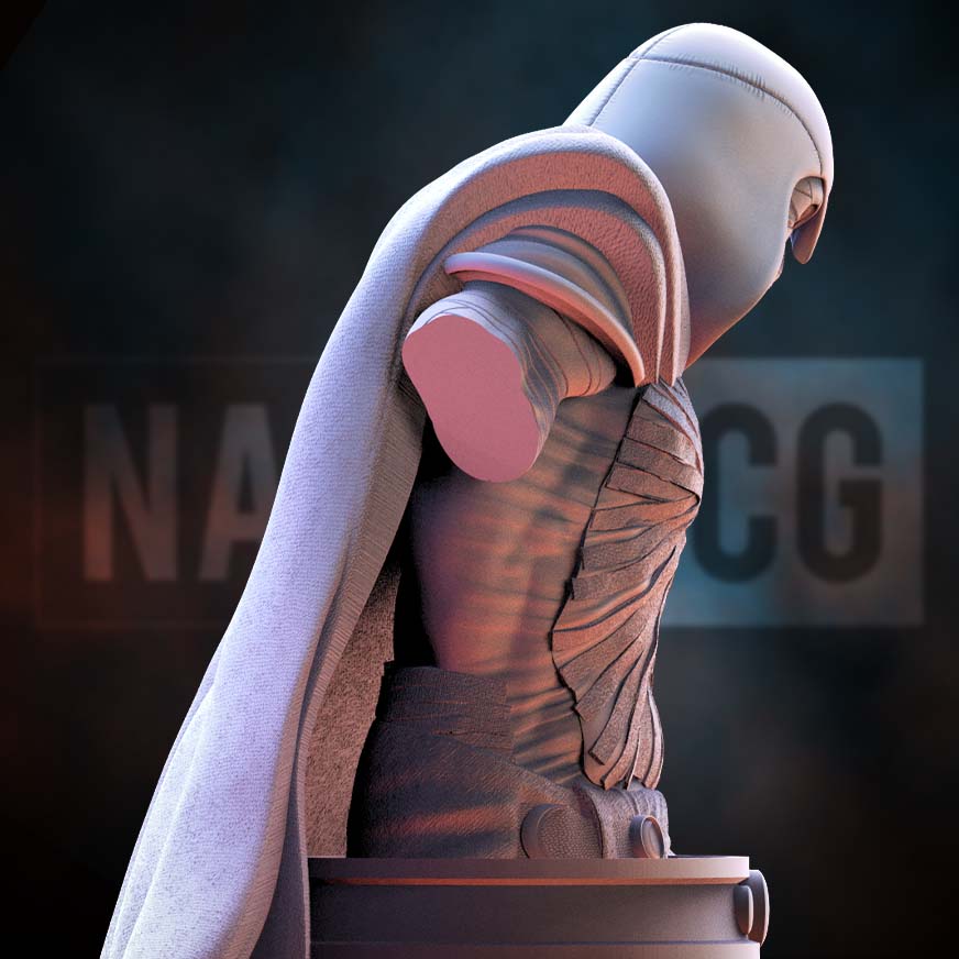 Archivo STL Fan Art Moon Knight - Bust 🎨・Modelo imprimible en 3D para ...