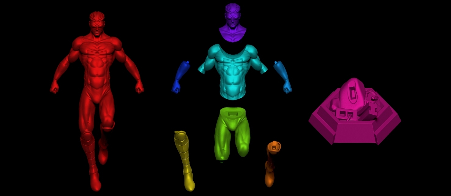 STL file Fanart INVINCIBLE - Statue 🦸・3D printable model to download・Cults