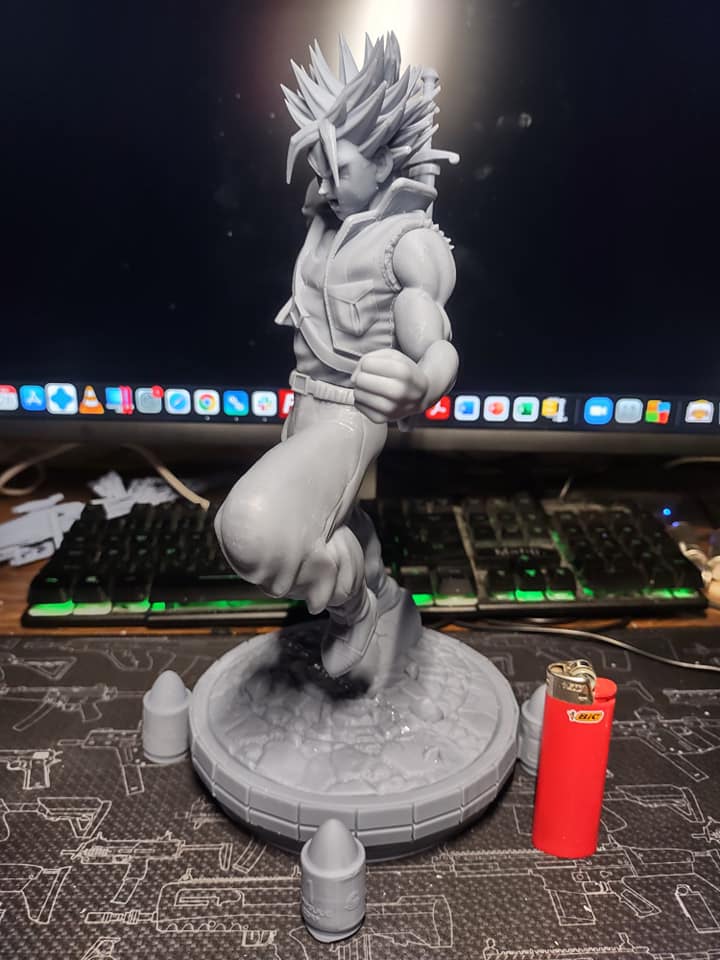 STL file Fanart Future TRUNKS Statue - original and SSJ version - 🔮・3D ...