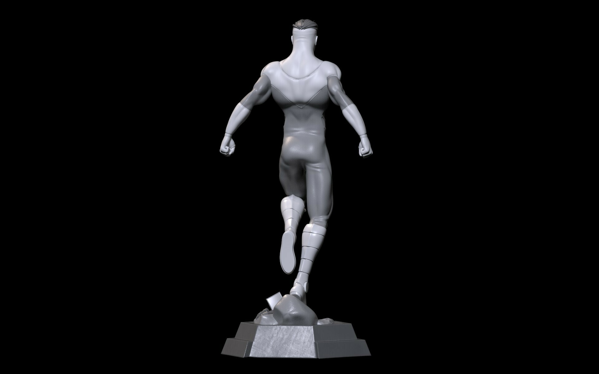 STL file Fanart INVINCIBLE - Statue 🦸・3D printable model to download・Cults