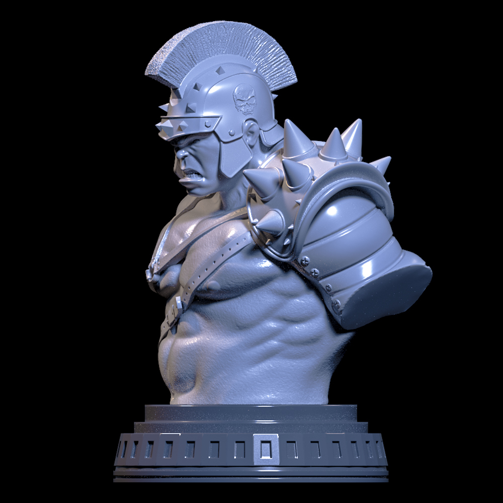 STL file HULK - Gladiator BUST・Template to download and 3D print・Cults