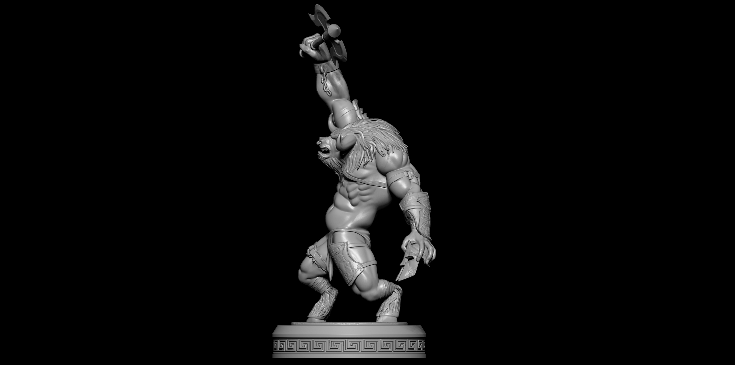 Fichier STL Statue du Minotaure 🐉・Plan pour impression 3D à télécharger ...